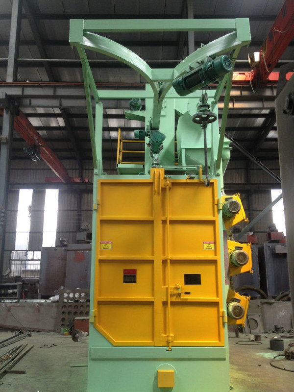 Overhead Rail Hook Shot Blasting Machine Efisiensi Tinggi Untuk Tangki ...